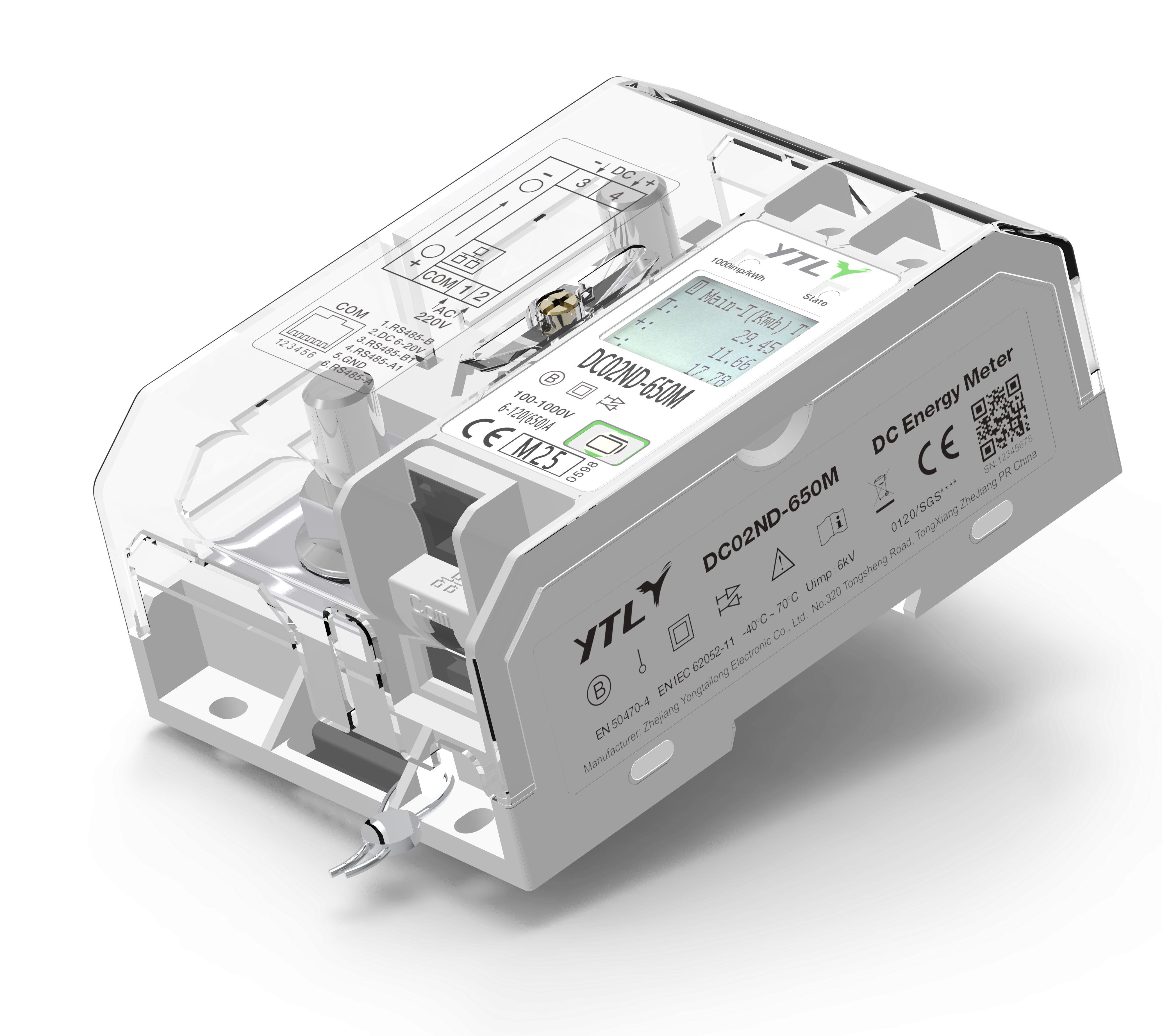 China YTL DC02ND series direct DC energy meters 650A Suppliers, Company ...